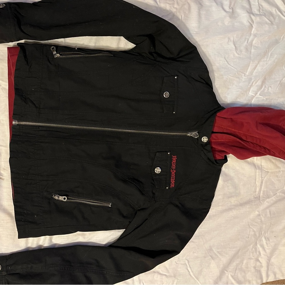 Harley-Davidson Utility Jackets Black And Red - Gem